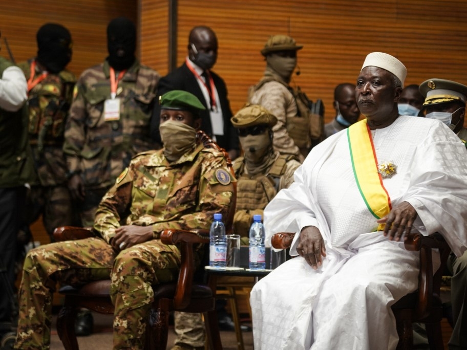 Mali's new interim leader stands by handover, international accords