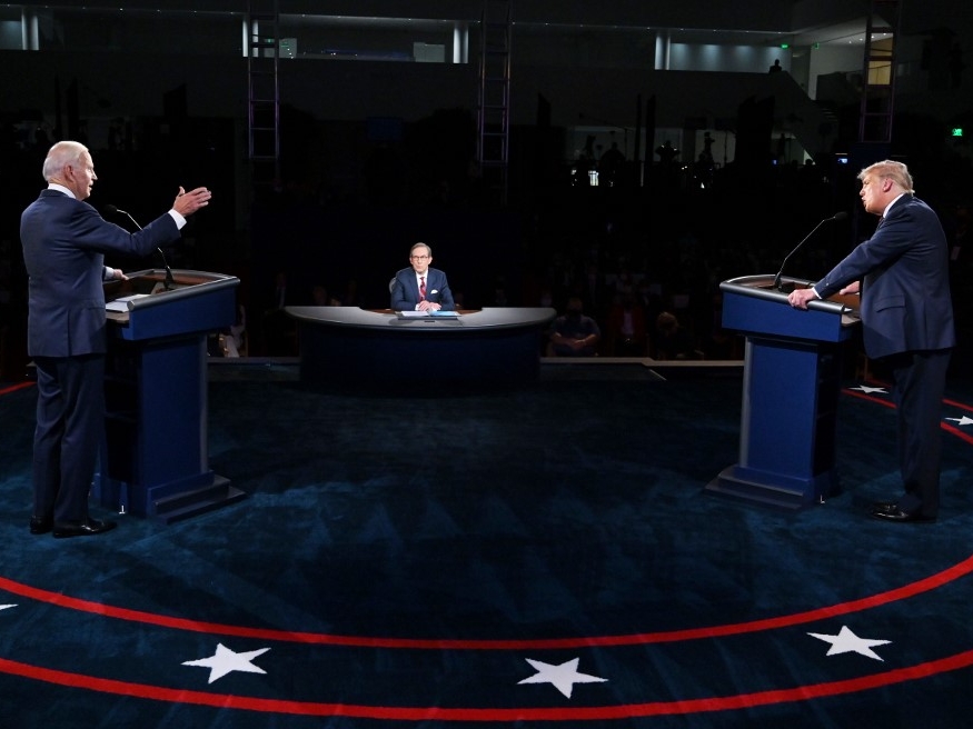 Trump-Biden, round 1: Taxes, protests, and lots of insults