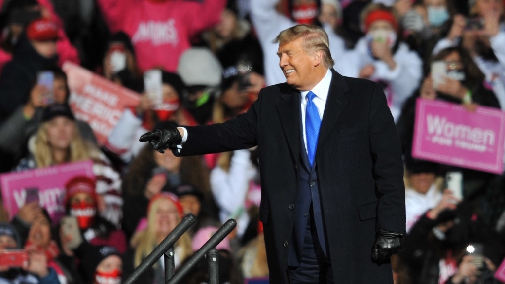 The US election campaign, with a week to go