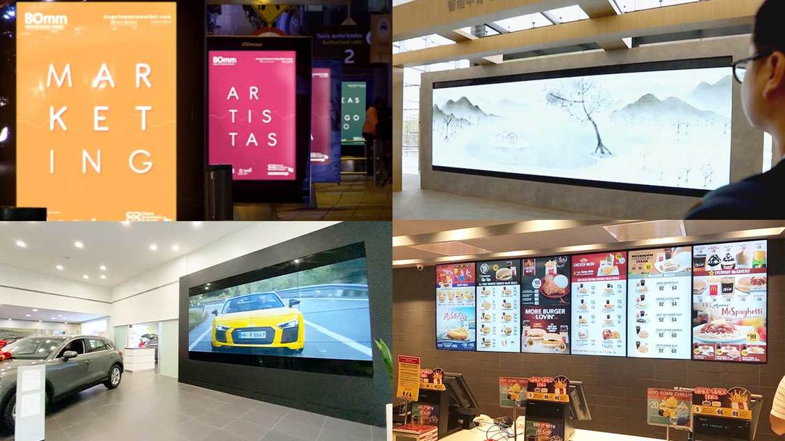 LOOK: Innovative ways brands are using LED walls and digital signages
