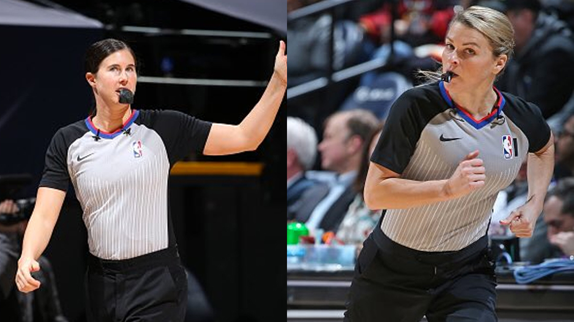 Magic-Hornets game 1st in NBA history to have 2 female refs officiate