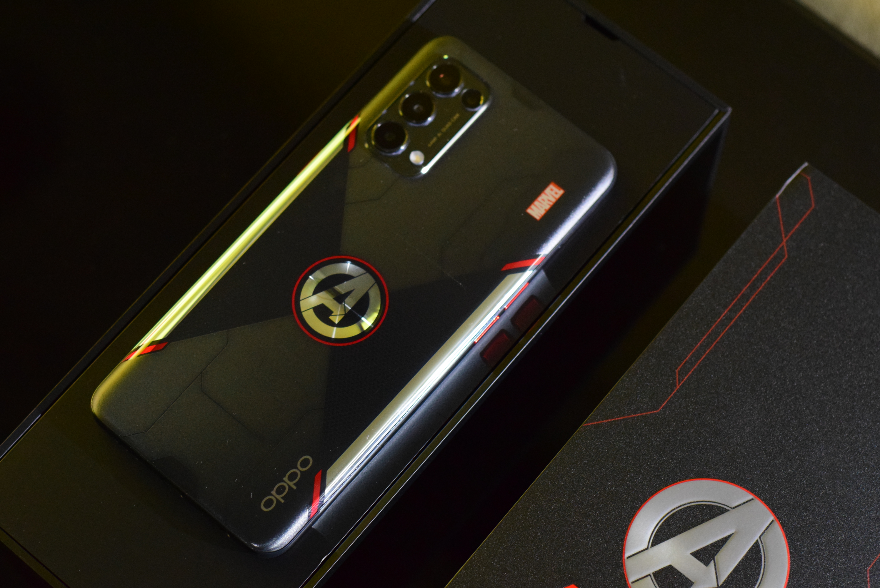 Here's a closer look at the OPPO Reno5 Marvel Edition