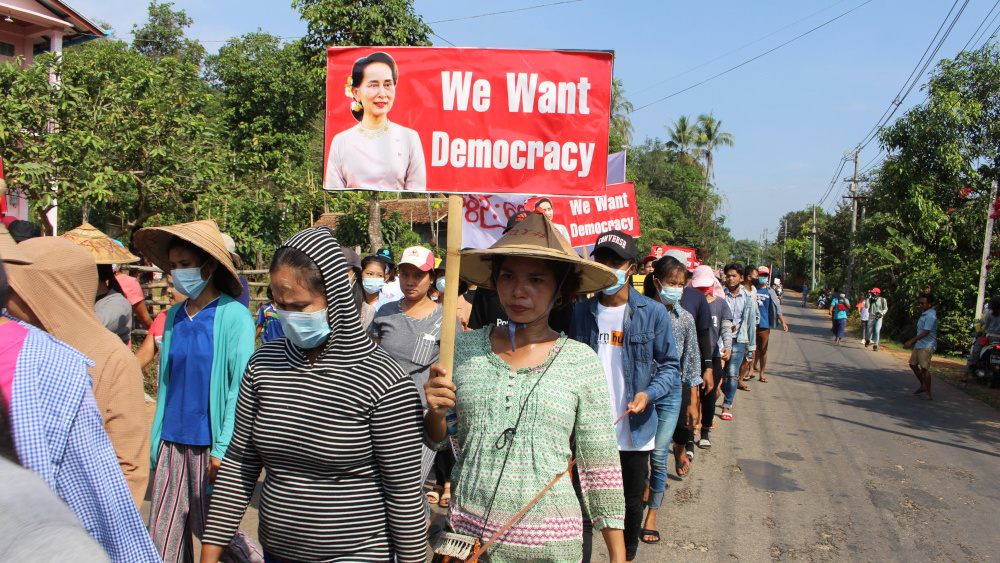 Myanmar protesters clap to denounce junta as region focuses on crisis