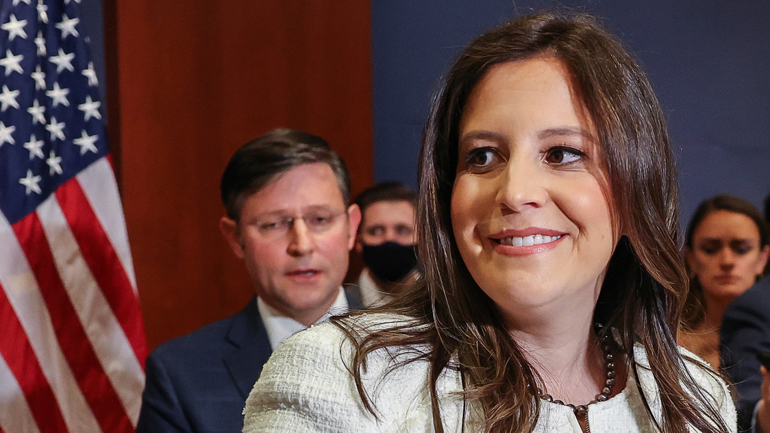 Trump-backed Stefanik wins vote to join House Republican leadership
