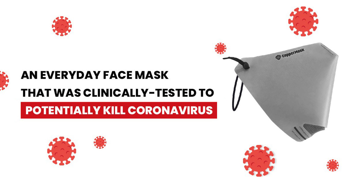 All-new CopperMask now proven safe against coronavirus