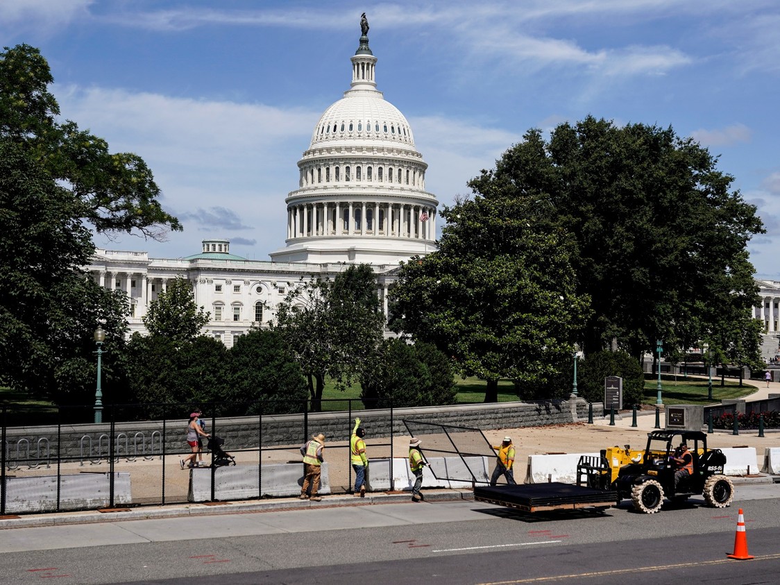 Fencing around US Capitol removed 6 months after deadly January 6 attack