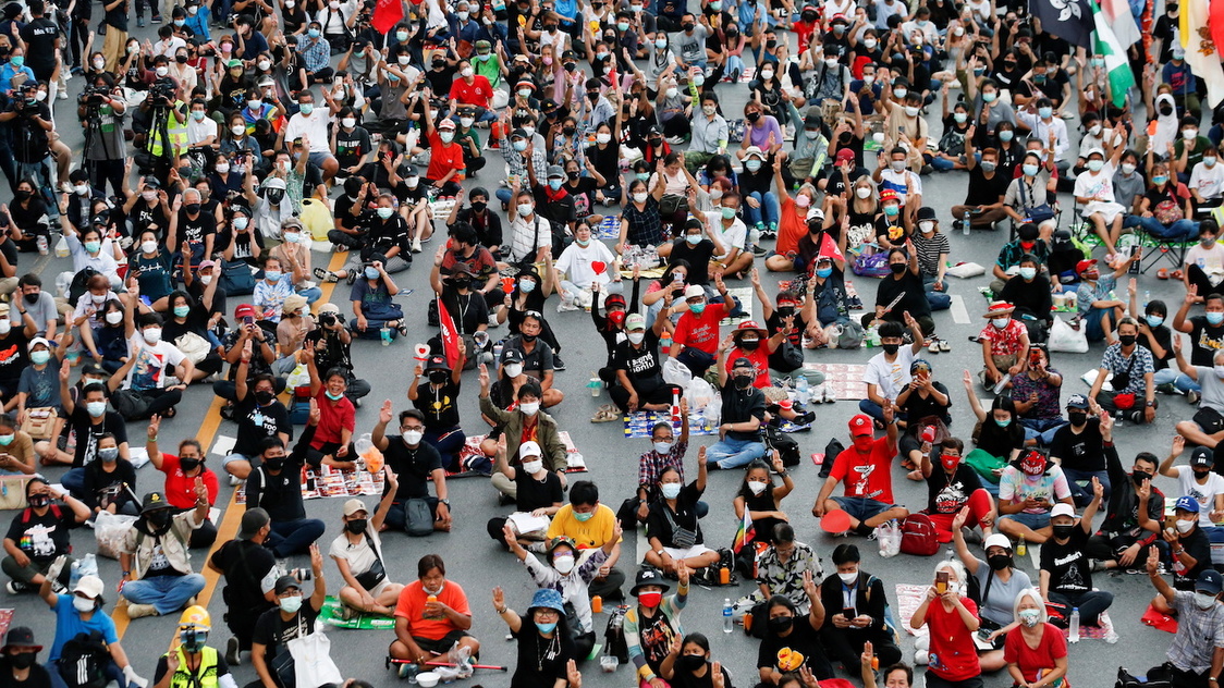 Thai activists push for prime minister to quit as confidence vote looms